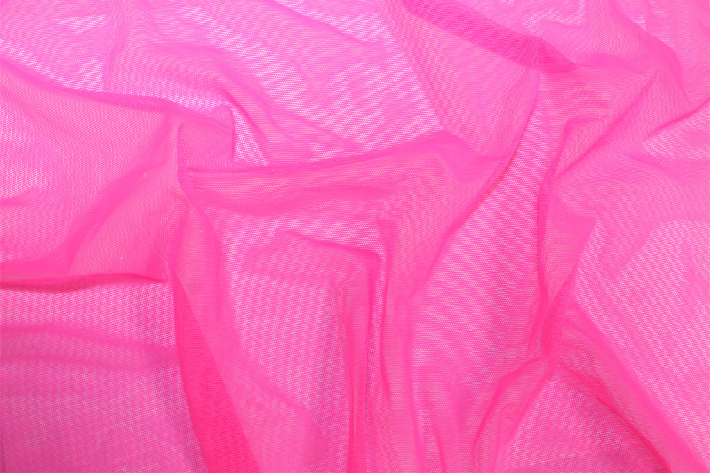 Fabric by the metre - Bright Pink Power Mesh